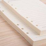 A5 Refill Lined Paper Standard 6 holes Inserts, 90 Sheets - Notebookpost