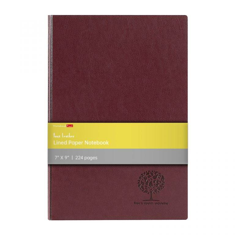 9" x 7" Soft Faux Leather Journal for Men and Women - Notebookpost