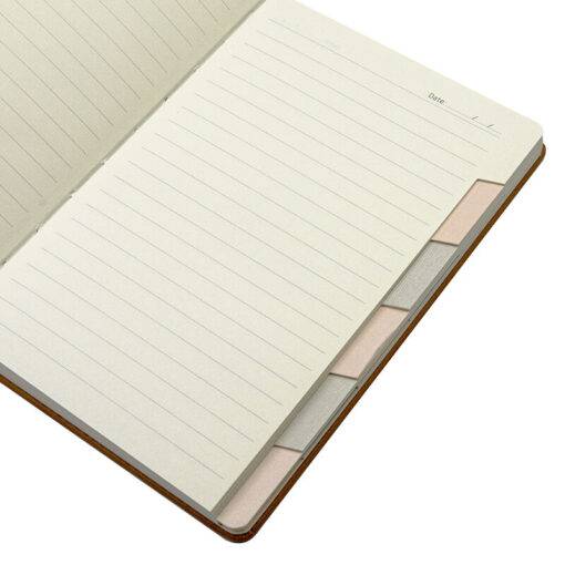 Leather Bound Notebook with Tabs - Notebookpost