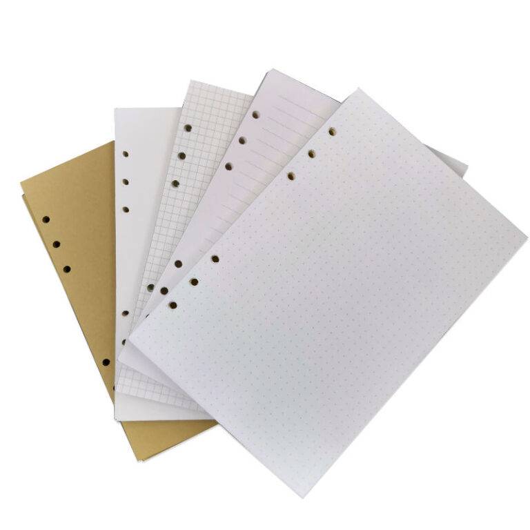 A5 Refill Lined Paper Standard 6 holes Inserts, 90 Sheets - Notebookpost
