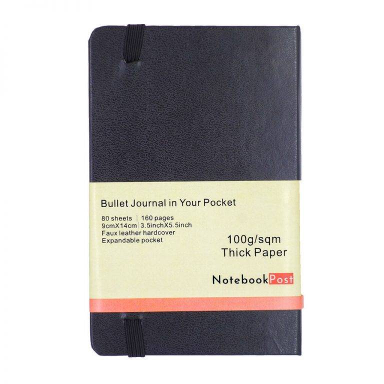A6 Dotted Paper Notebook, 160 Pages - Notebookpost