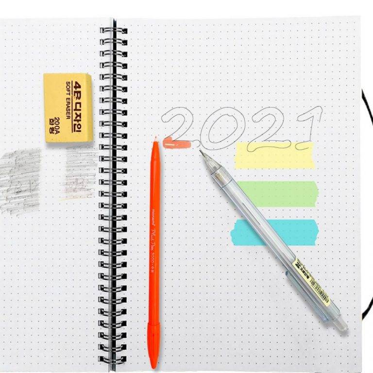 Mejor kit de inicio de diario punteado para principiantes - Notebookpost