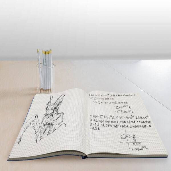 Leather Journal with Grid Paper for Math, Large A4 Size 400 Pages ...