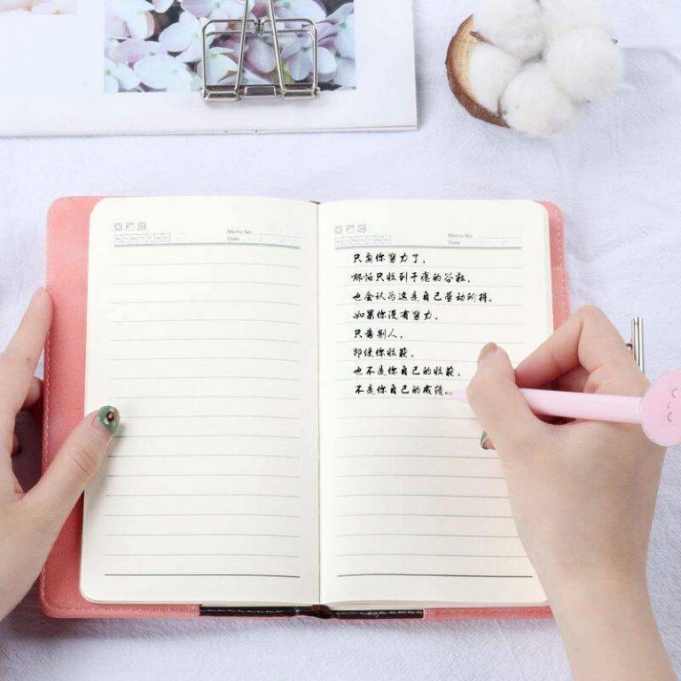 Vintage A6 Notebook Journal with Password Lock for Girls - Notebookpost