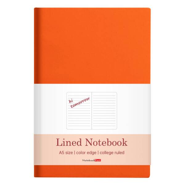 200 Pages Writing Notebook with Colored Edge - Notebookpost