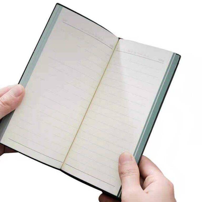 Portable Writing Notebook Colored Edge - Notebookpost