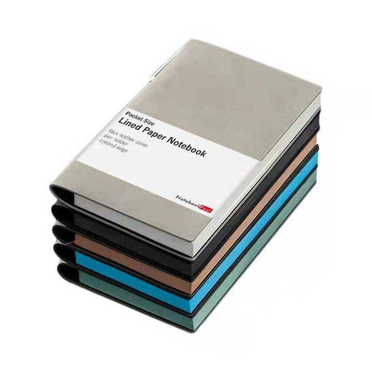 Portable Writing Notebook Colored Edge - Notebookpost